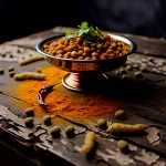 Punjabi Choley - tradičné indické kari s cícerom